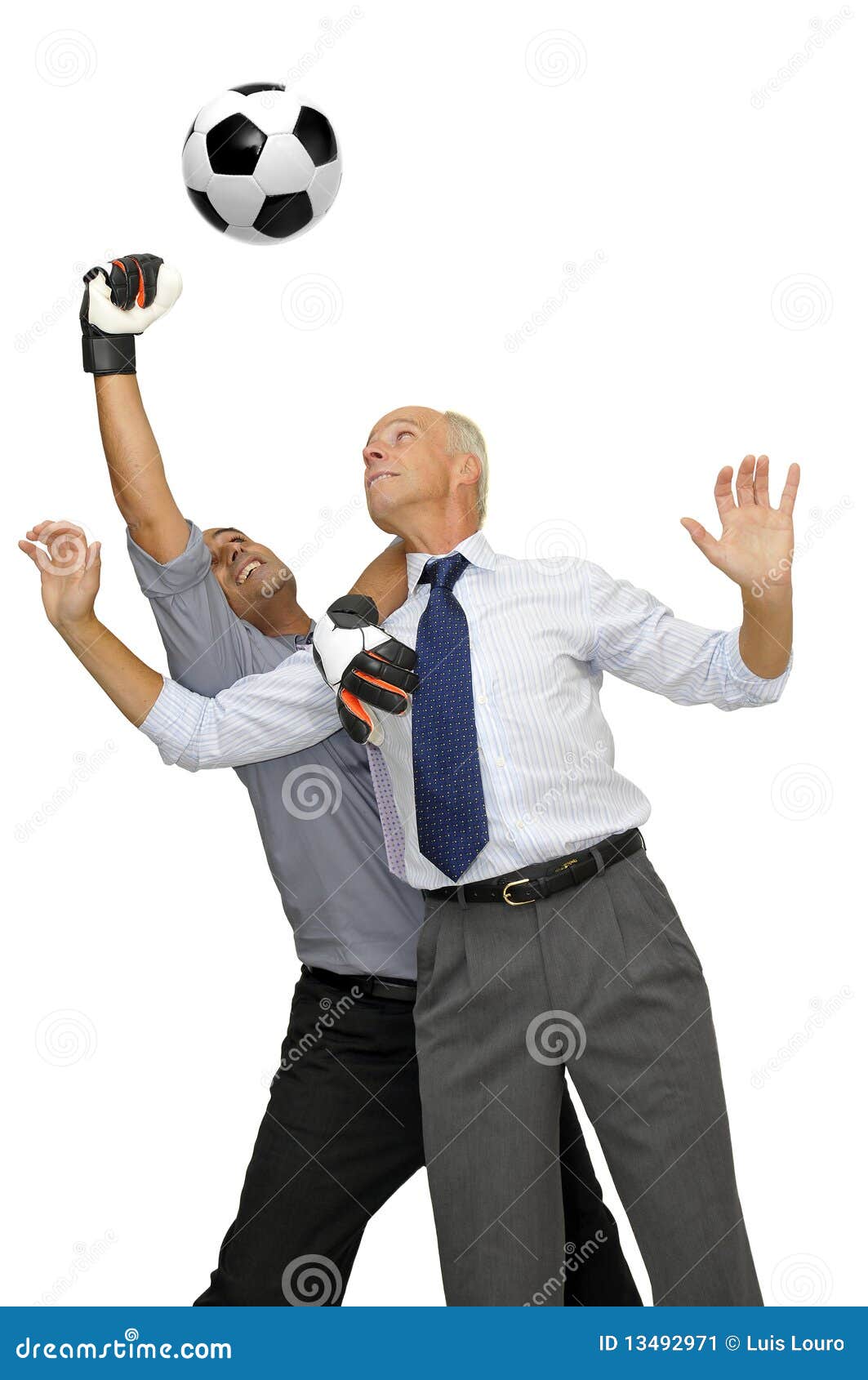 Soccer maniacs stock image. Image of football, corporate - 13492971