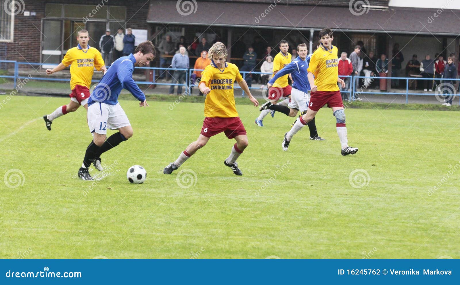 Soccer match editorial photography. Image of league, goalie - 16245762