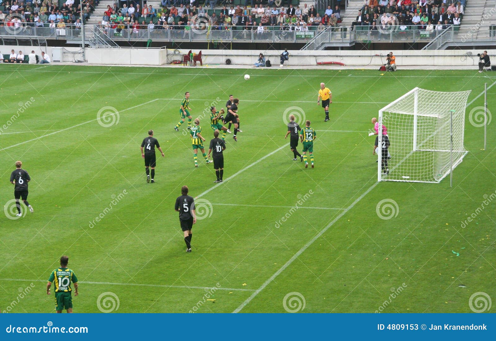 Soccer Match For Children. Young Boys Playing Tournament Soccer ...