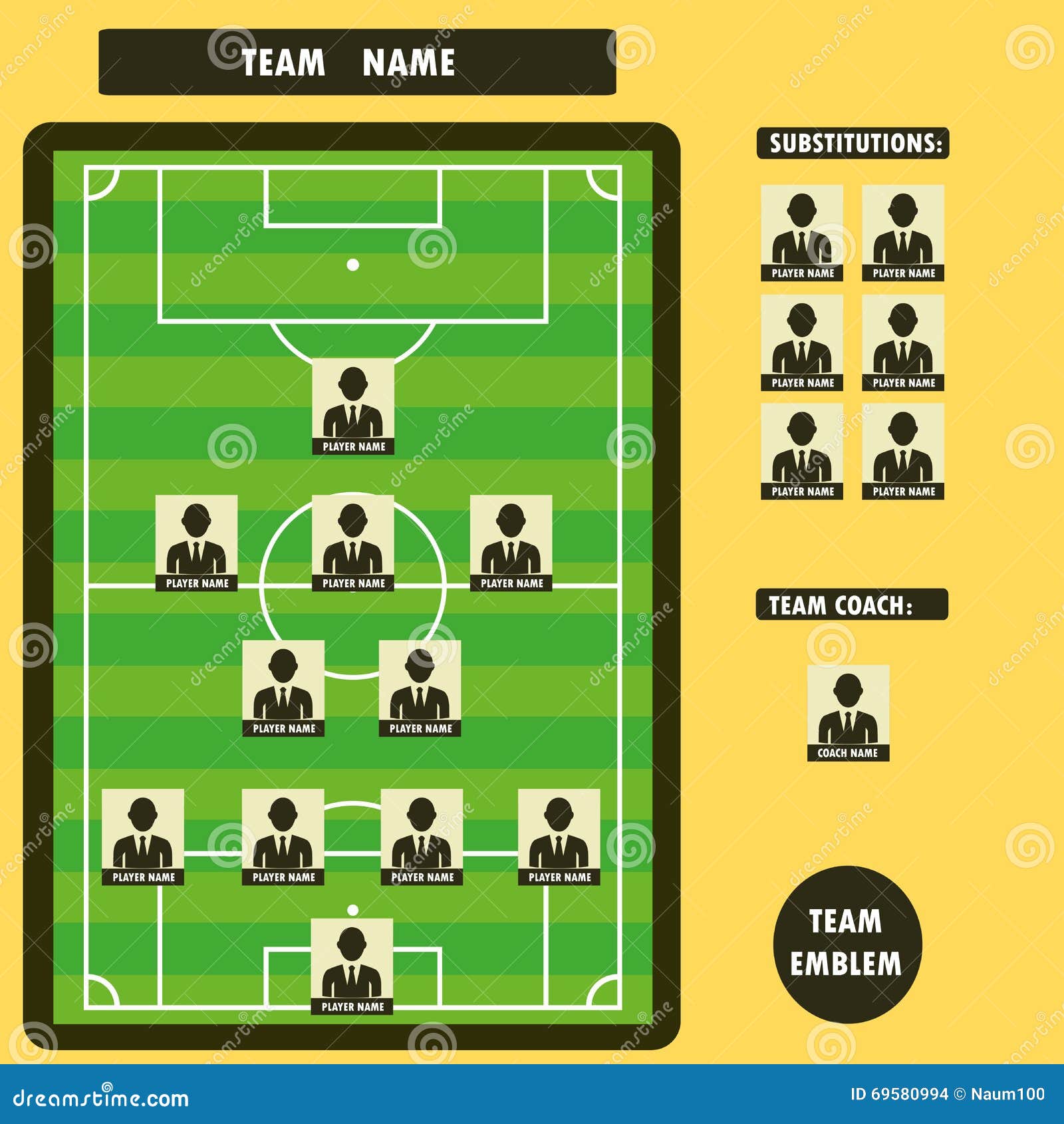 Soccer Match Infographic Elements. Stock Vector - Illustration of ...