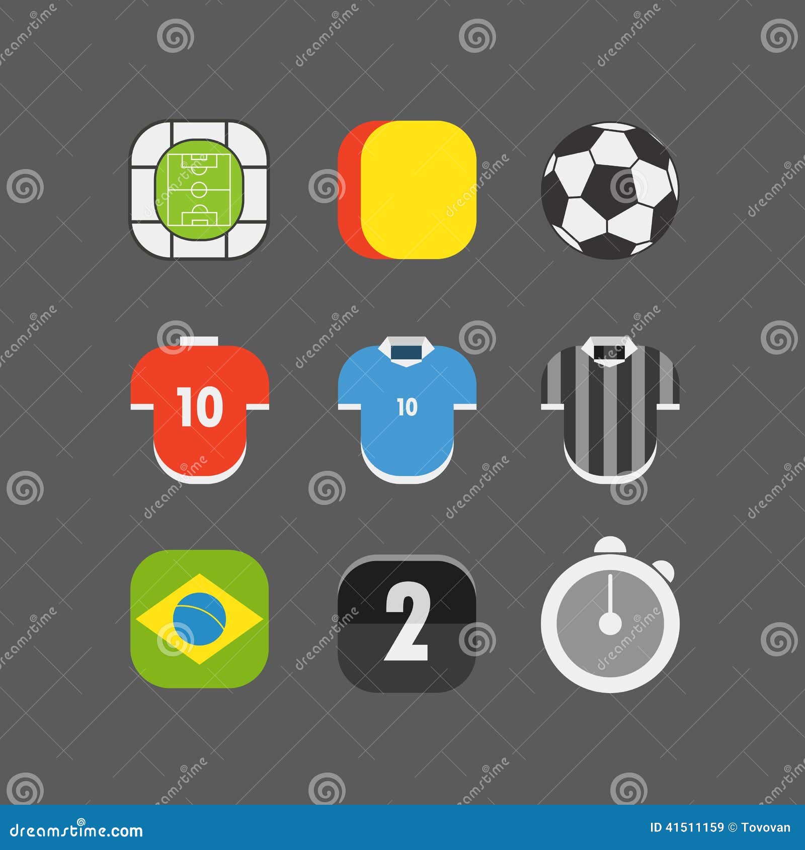Soccer match vector icons stock vector. Illustration of stadium - 41511159