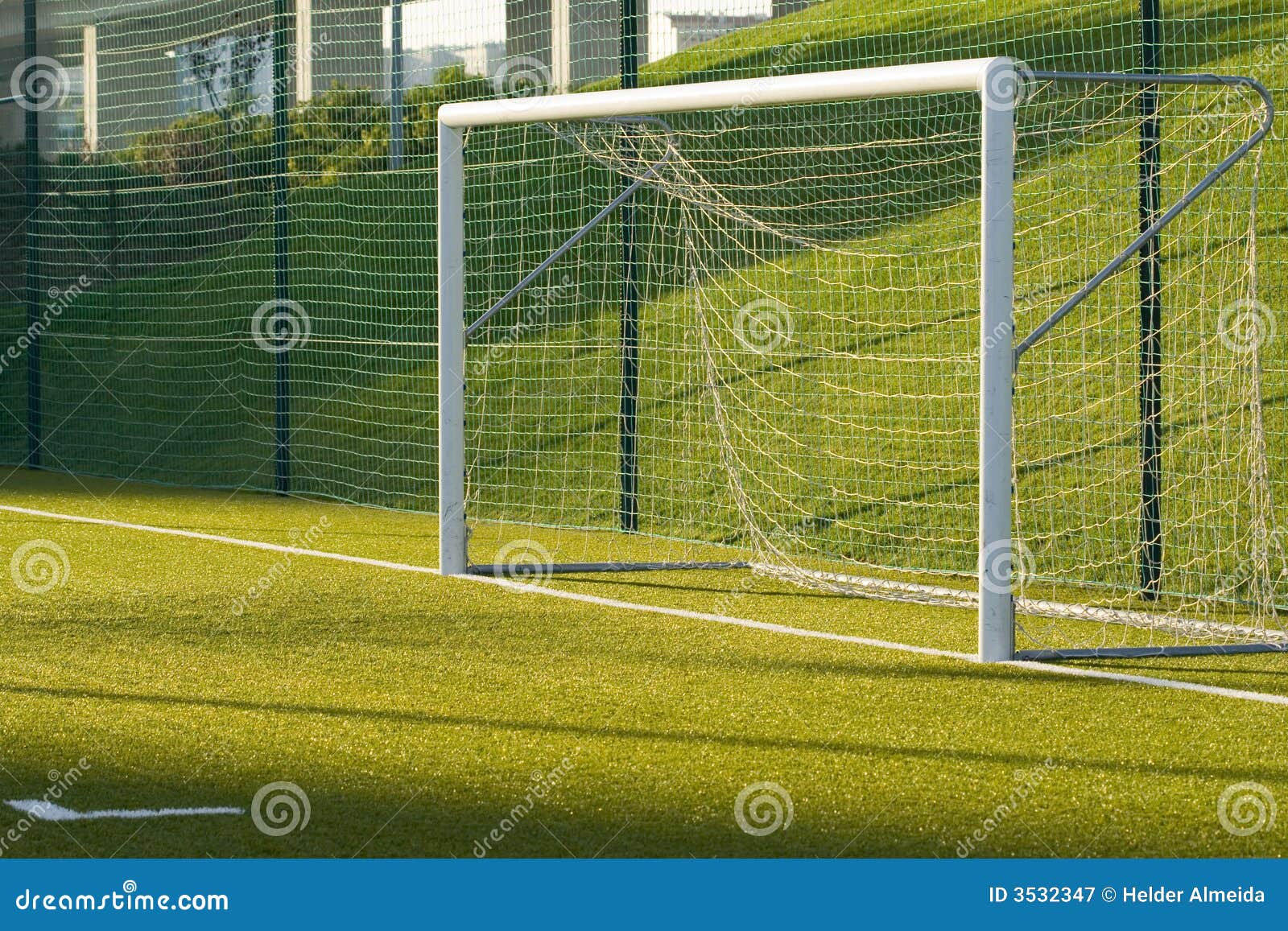 Soccer net stock image. Image of post, green, sport, goals - 3532347
