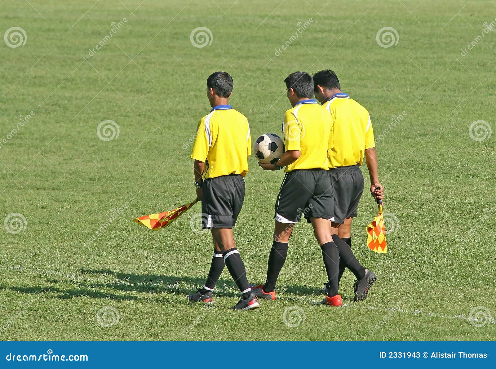 Soccer officials stock image. Image of practicing, footwork - 2331943