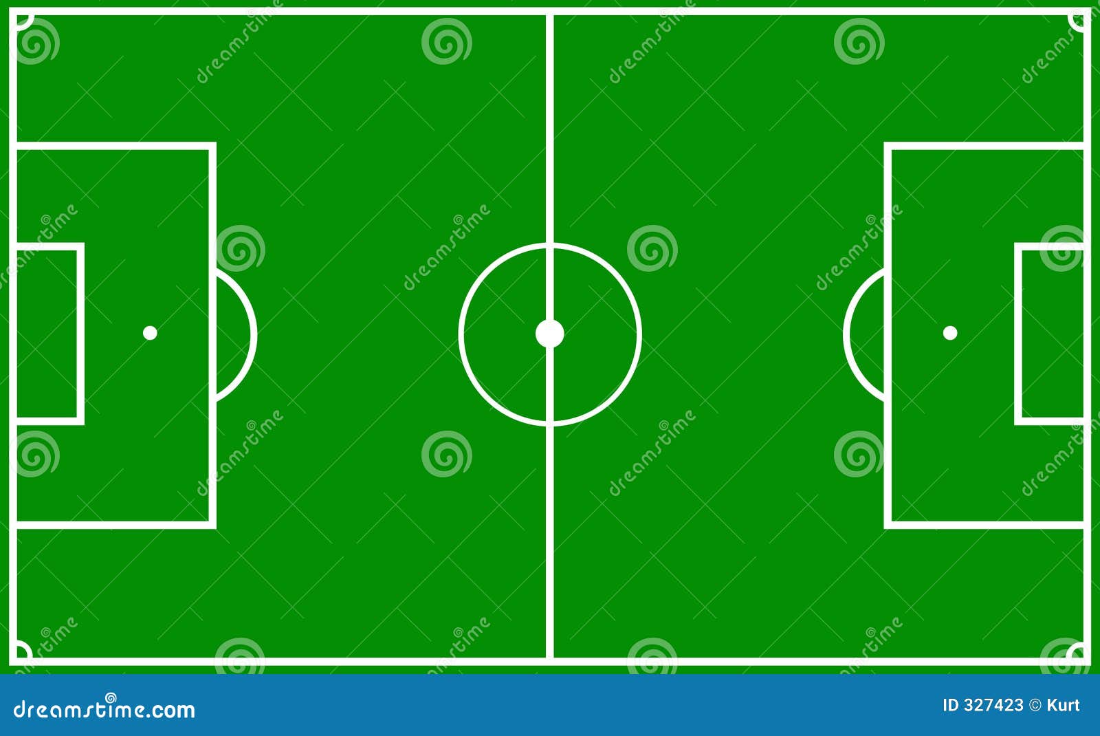 Soccer Pitch Royalty-Free Stock Image | CartoonDealer.com #322312