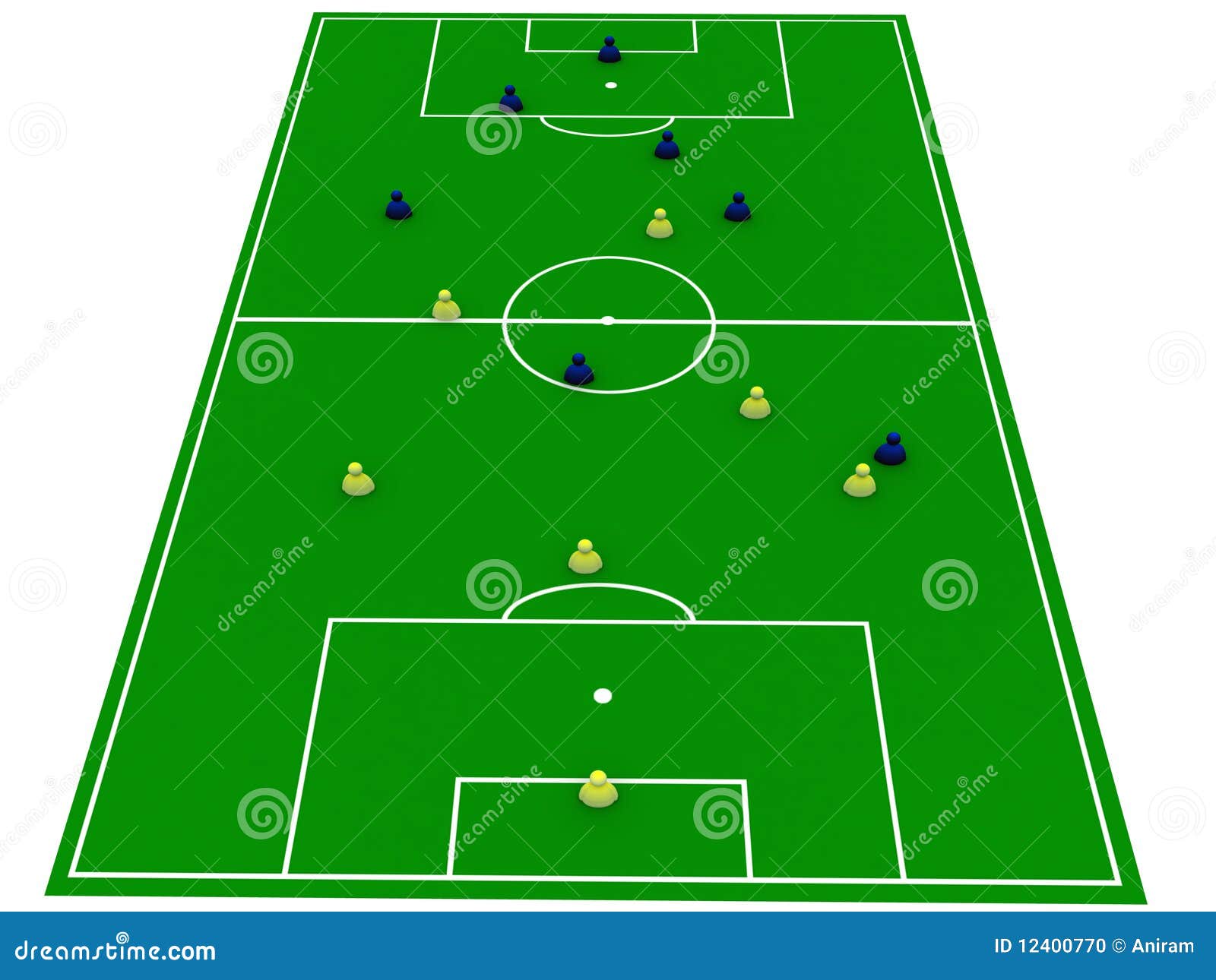 Soccer Pitch Royalty-Free Stock Image | CartoonDealer.com #322312