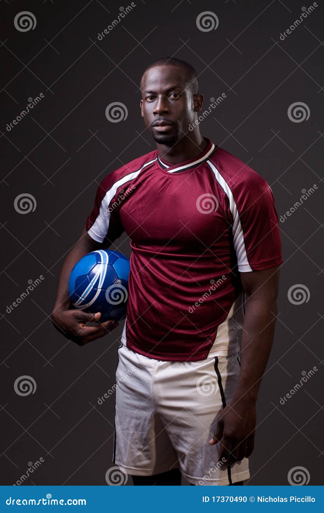 Soccer Player stock photo. Image of male, sport, player - 17370490