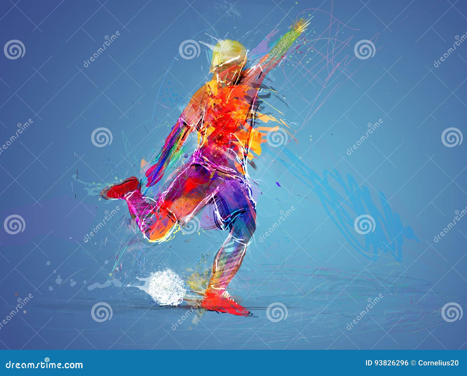 Abstract Soccer Ball Background Stock Photography | CartoonDealer.com ...