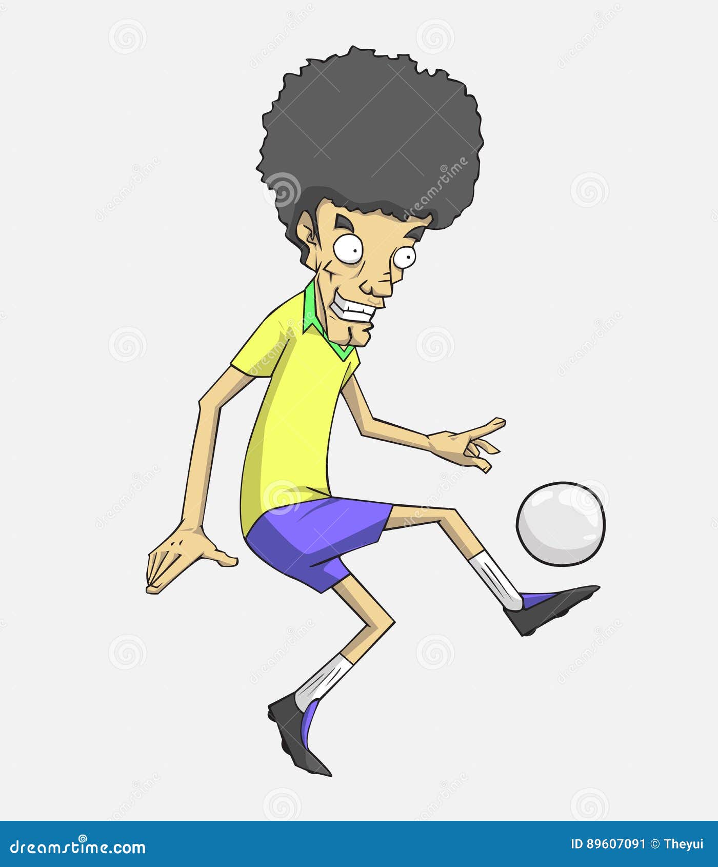 Soccer Player Action Kick the Ball Stock Vector - Illustration of ...