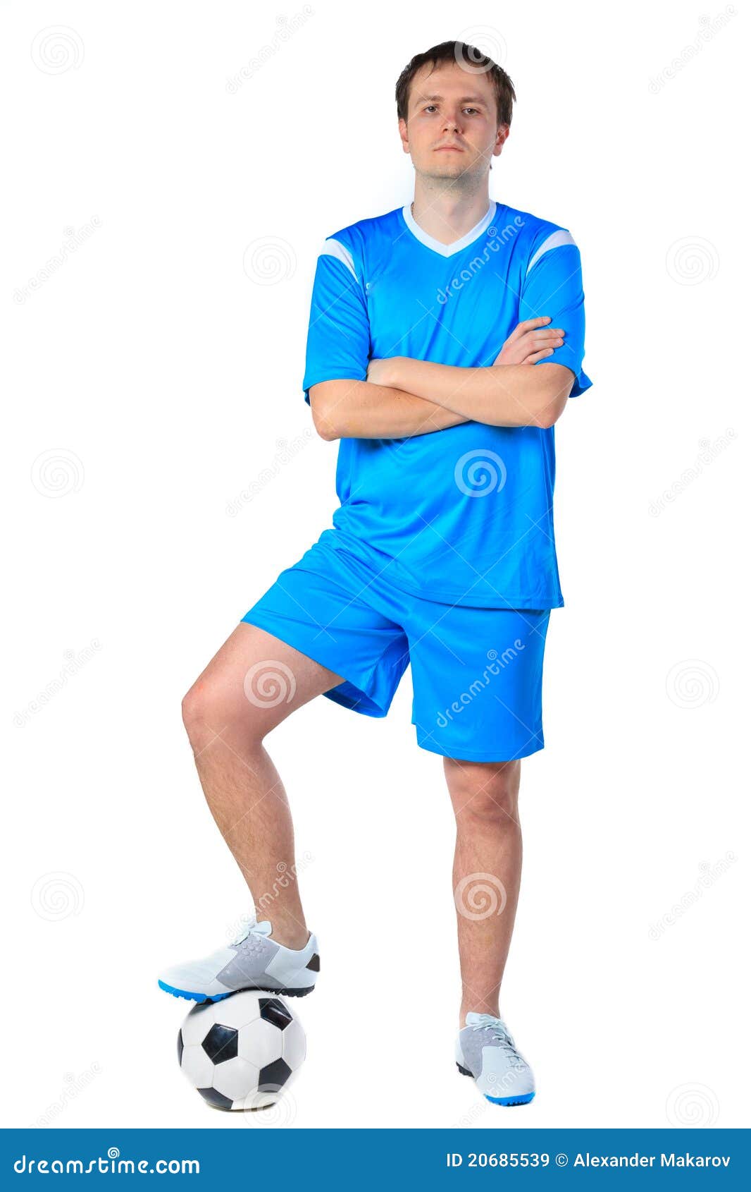 Soccer player with ball stock image. Image of professional - 20685539