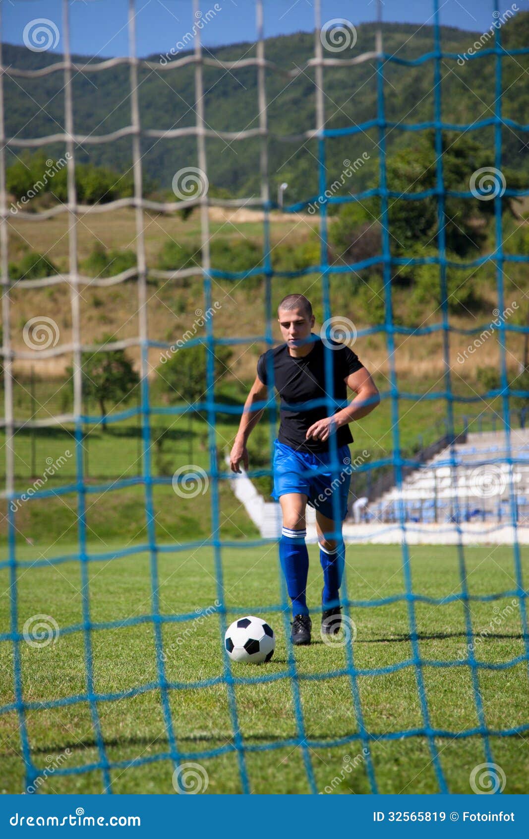 Soccer player stock image. Image of active, people, action - 32565819