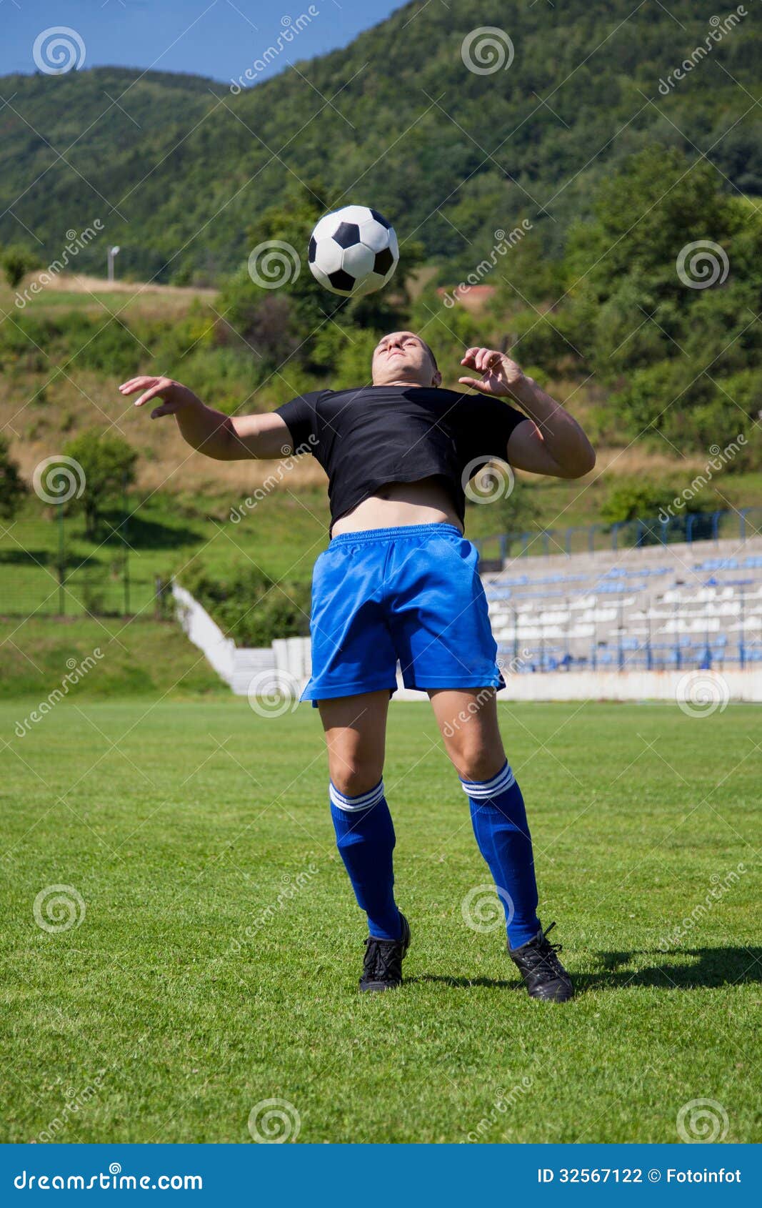 Soccer player stock photo. Image of people, grass, ball - 32567122