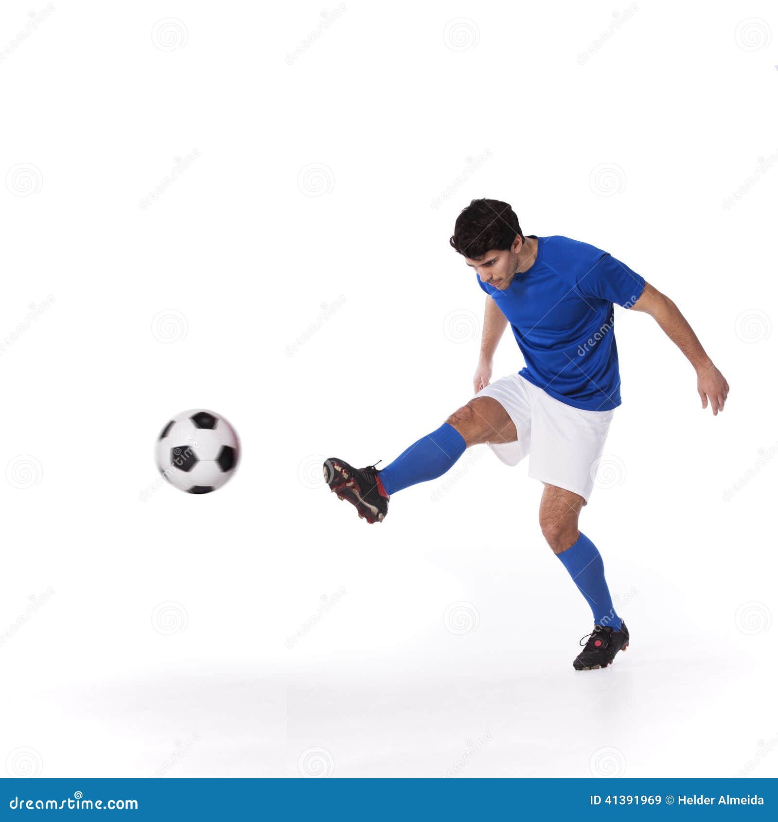 Soccer player stock image. Image of caucasian, active - 41391969