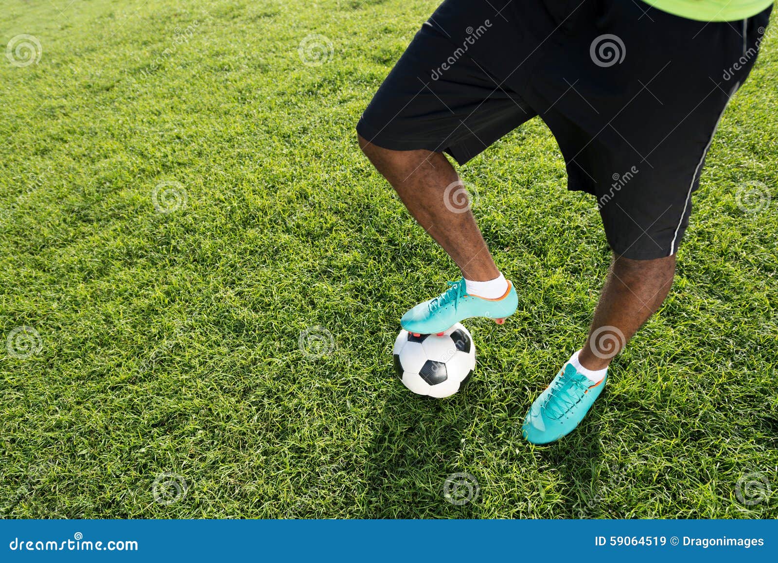 Soccer stock image. Image of pitch, football, standing - 59064519