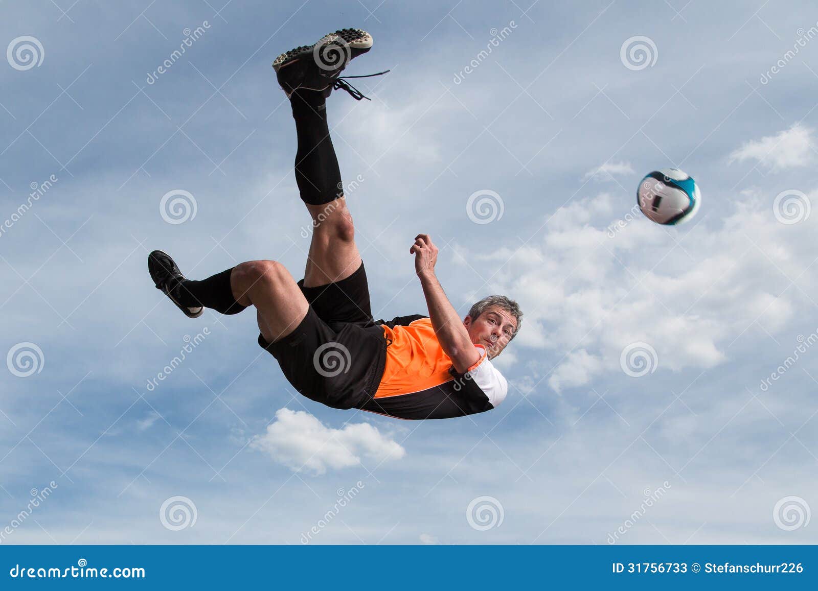 Soccer player stock image. Image of athlete, striker - 31756733