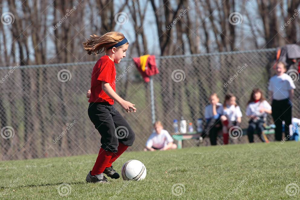 Soccer Player Chasing Ball 2 Stock Image - Image of sport, practice ...