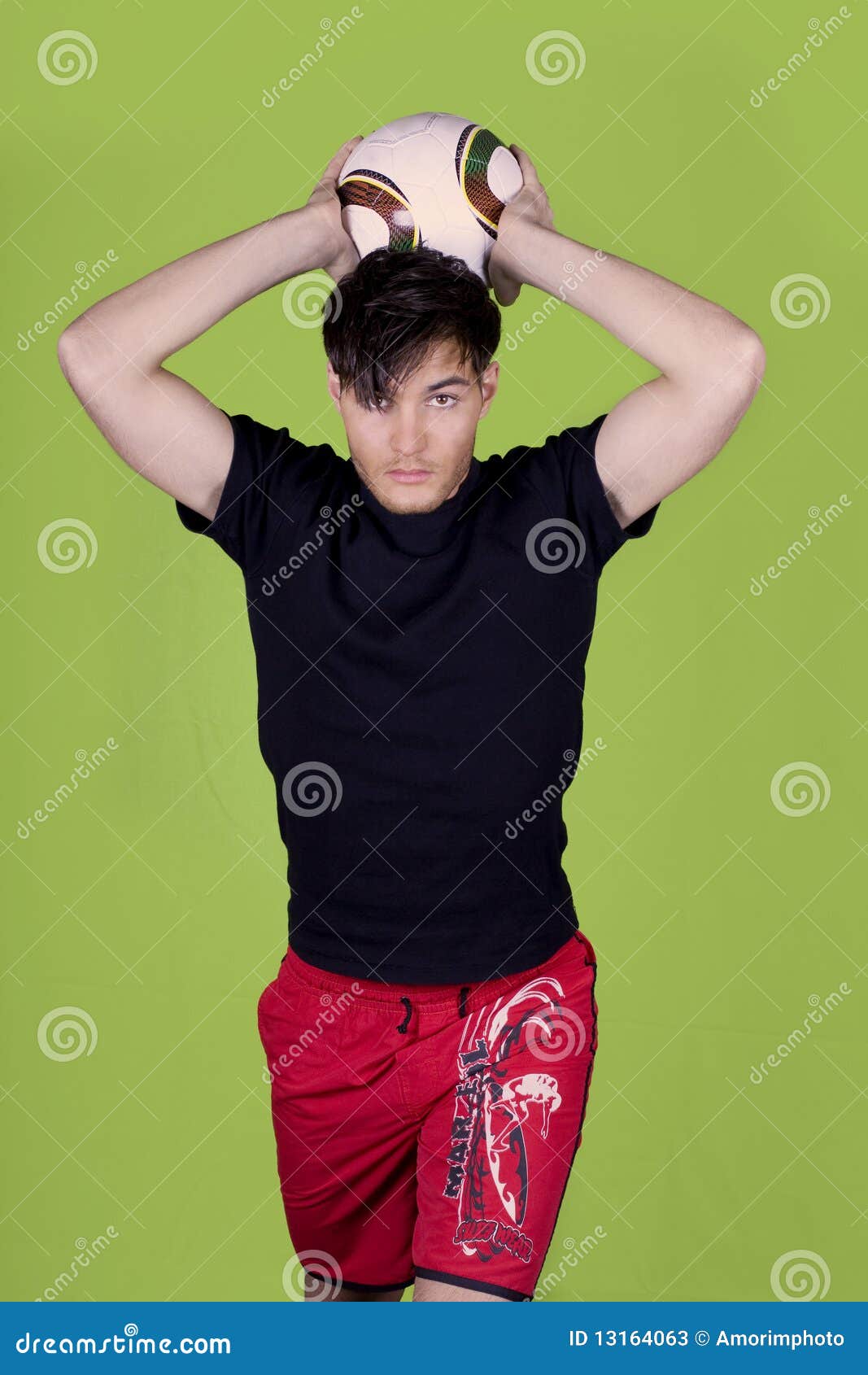 Soccer Player on Green Screen Stock Image - Image of shot, club: 13164063