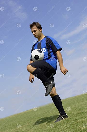 Soccer Player Juggling stock image. Image of competition - 819543