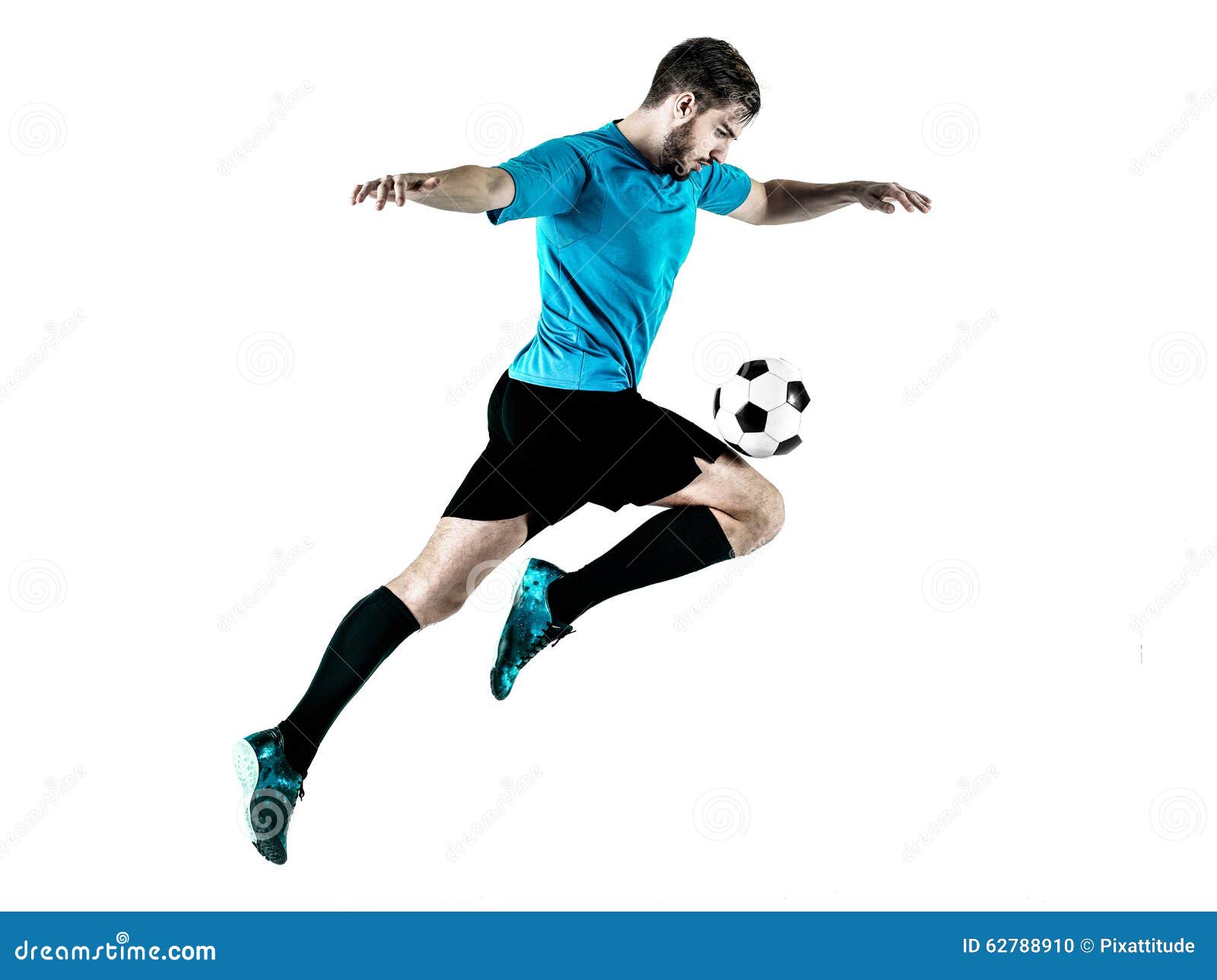 Soccer player Man Isolated stock photo. Image of players - 62788910