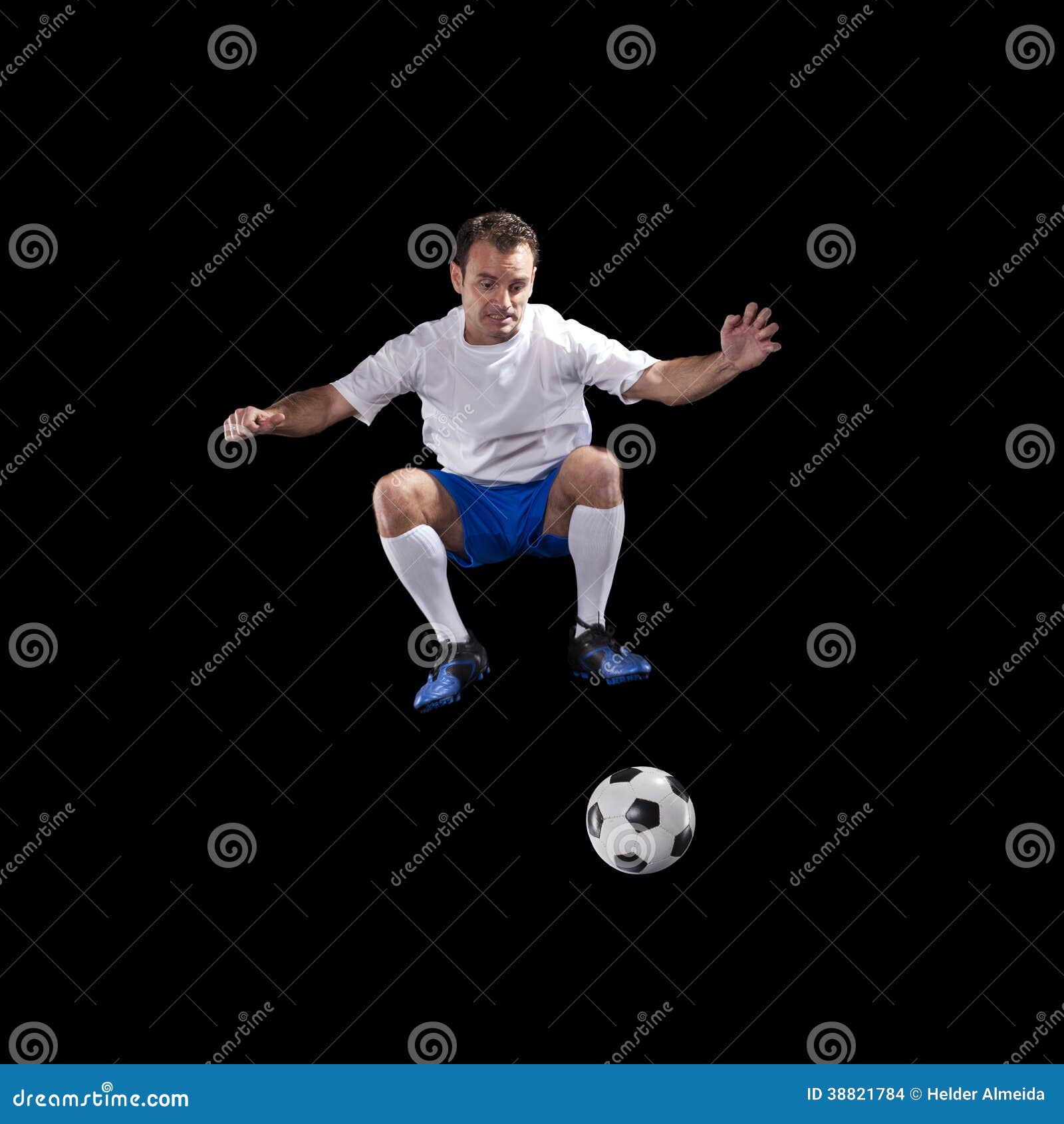 Soccer player stock photo. Image of soccerball, confident - 38821784