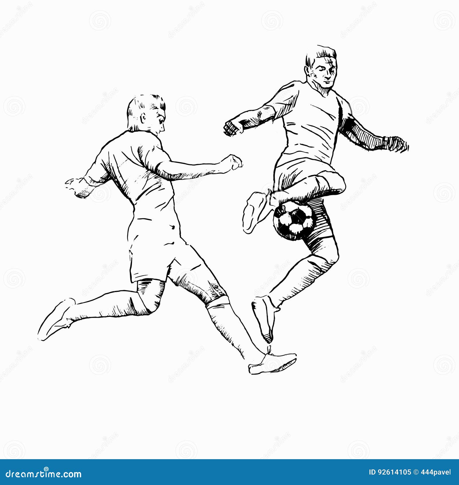 Soccer player. stock vector. Illustration of motion, group - 92614105