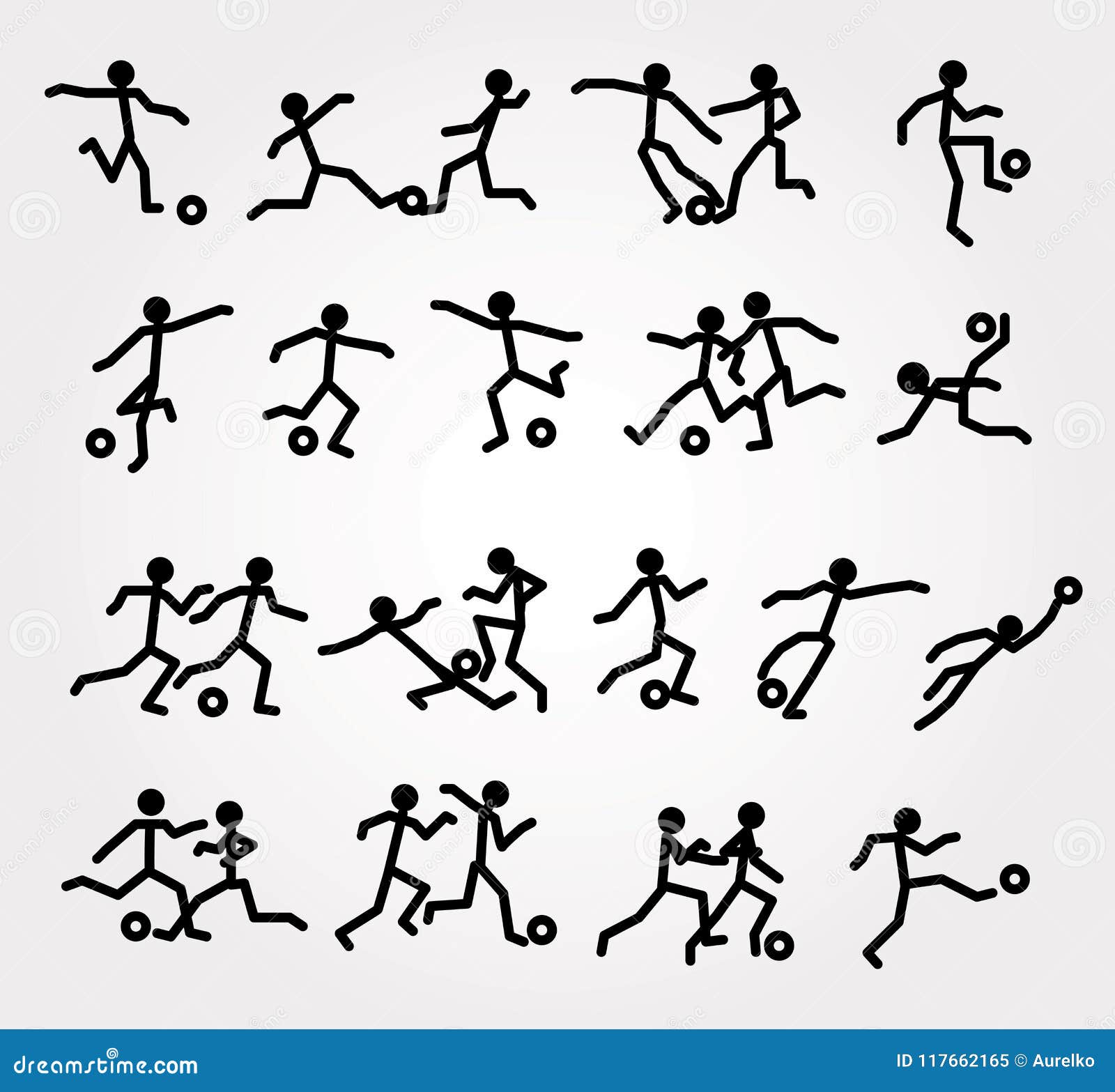 Soccer simple stock vector. Illustration of game, collection - 117662165