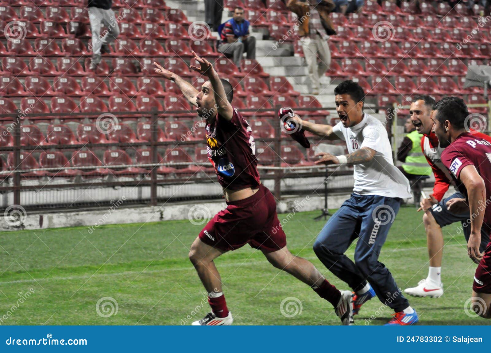 Soccer Players Celebrating a Victory Editorial Photography - Image of ...