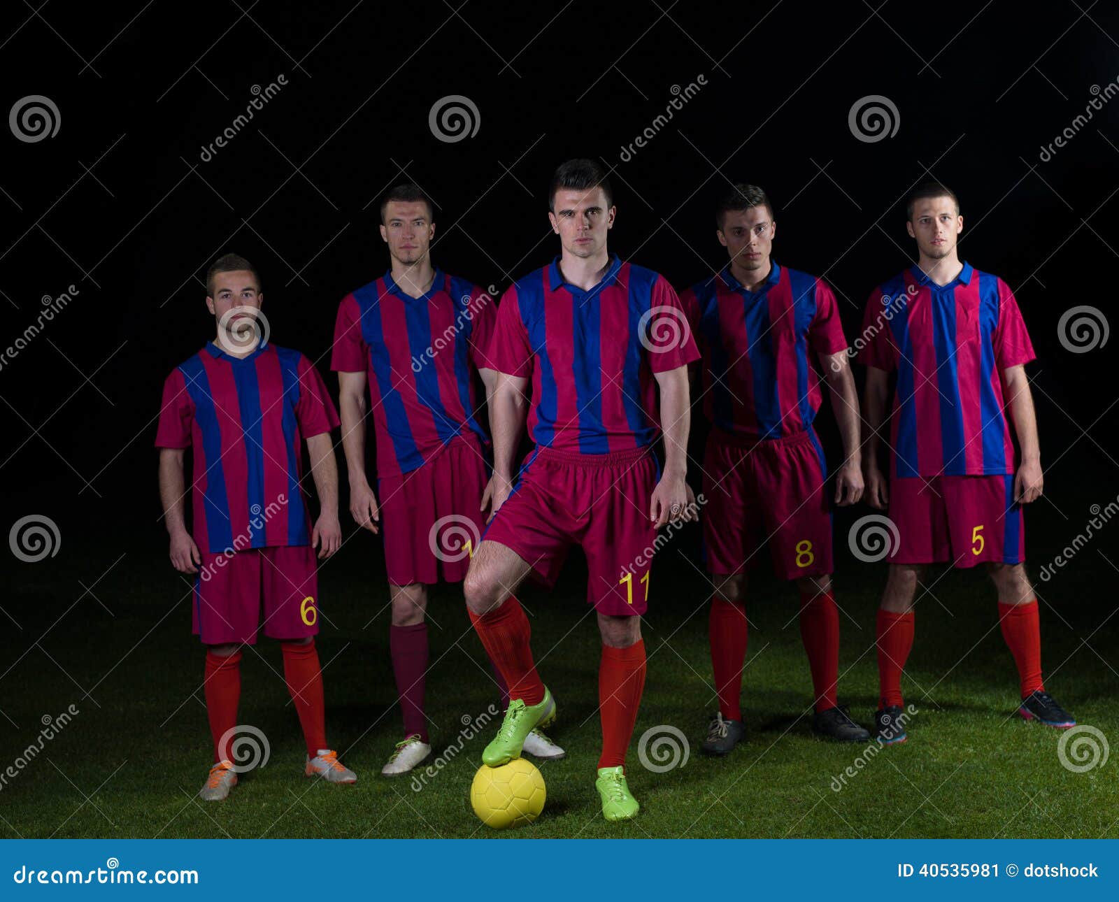 Soccer players team stock image. Image of field, background - 40535981
