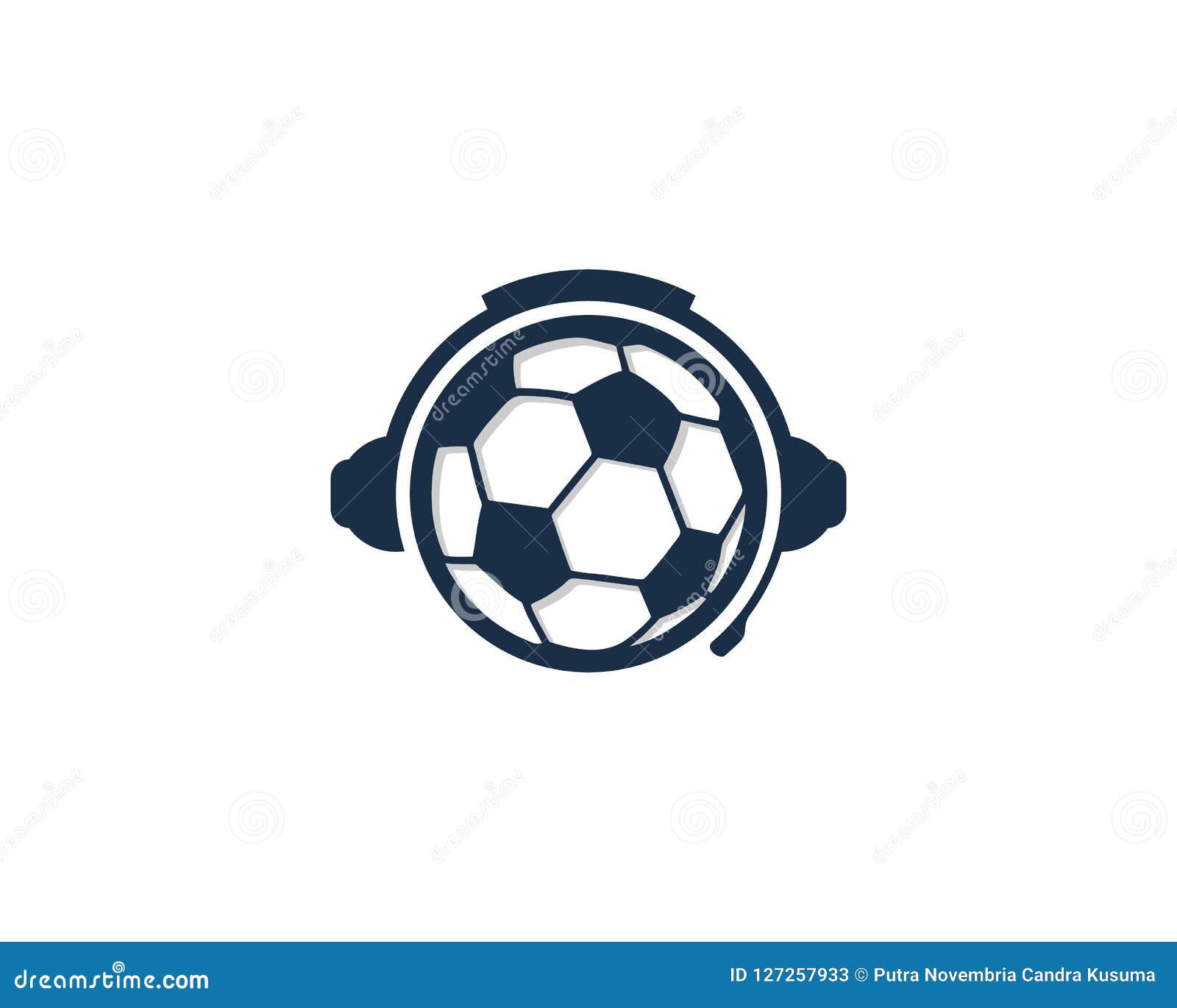 Soccer Podcast Logo Icon Design Stock Vector - Illustration of league ...