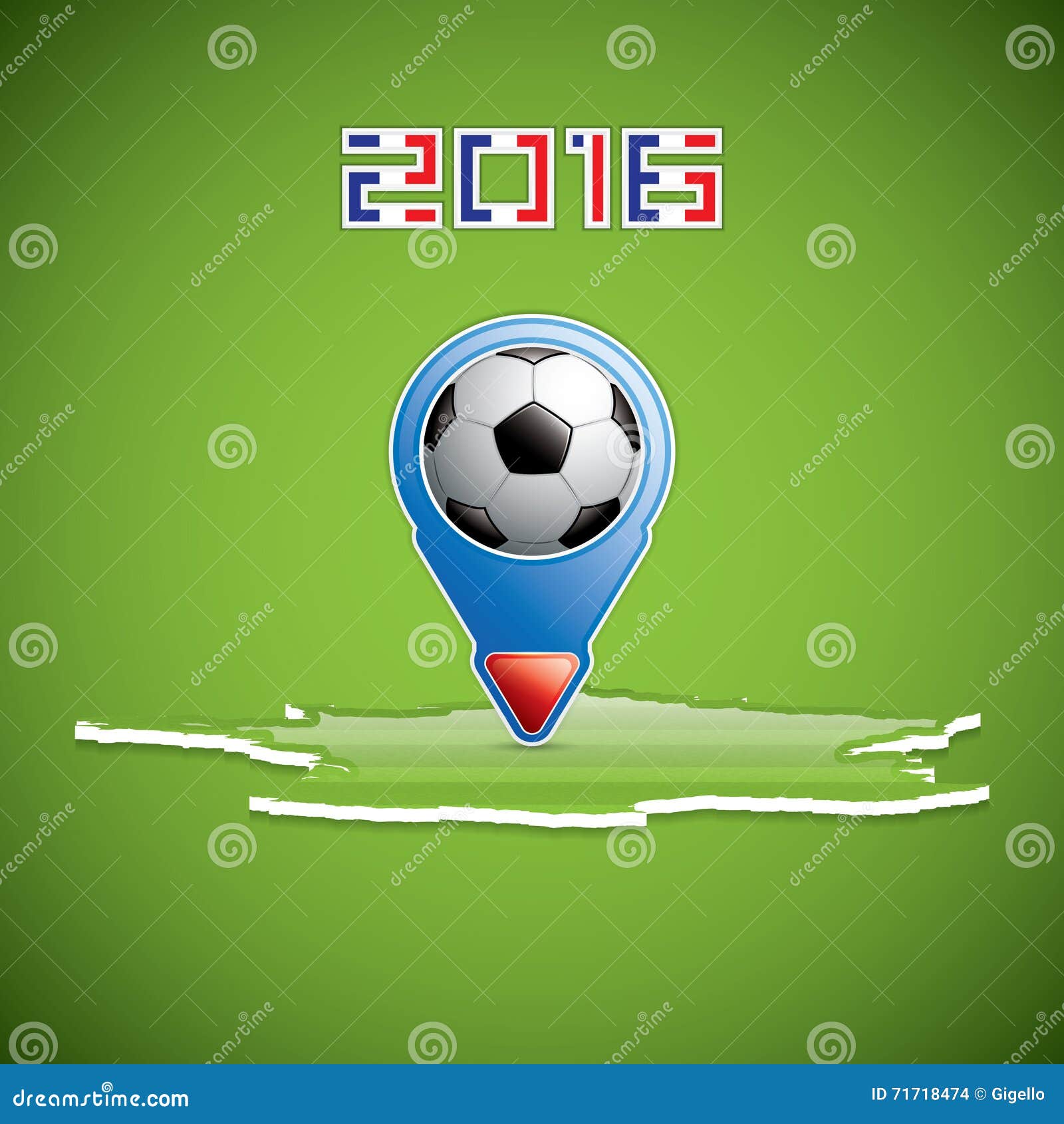 Soccer pointer stock vector. Illustration of full, france - 71718474
