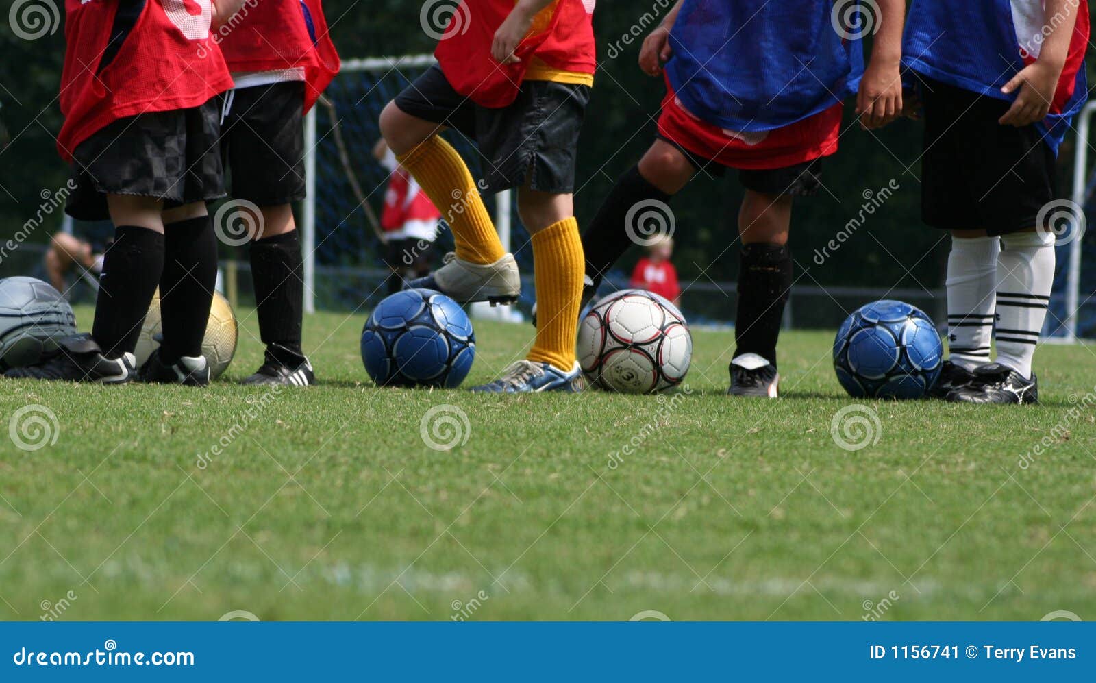Soccer practice stock image. Image of goal, lineup, score - 1156741