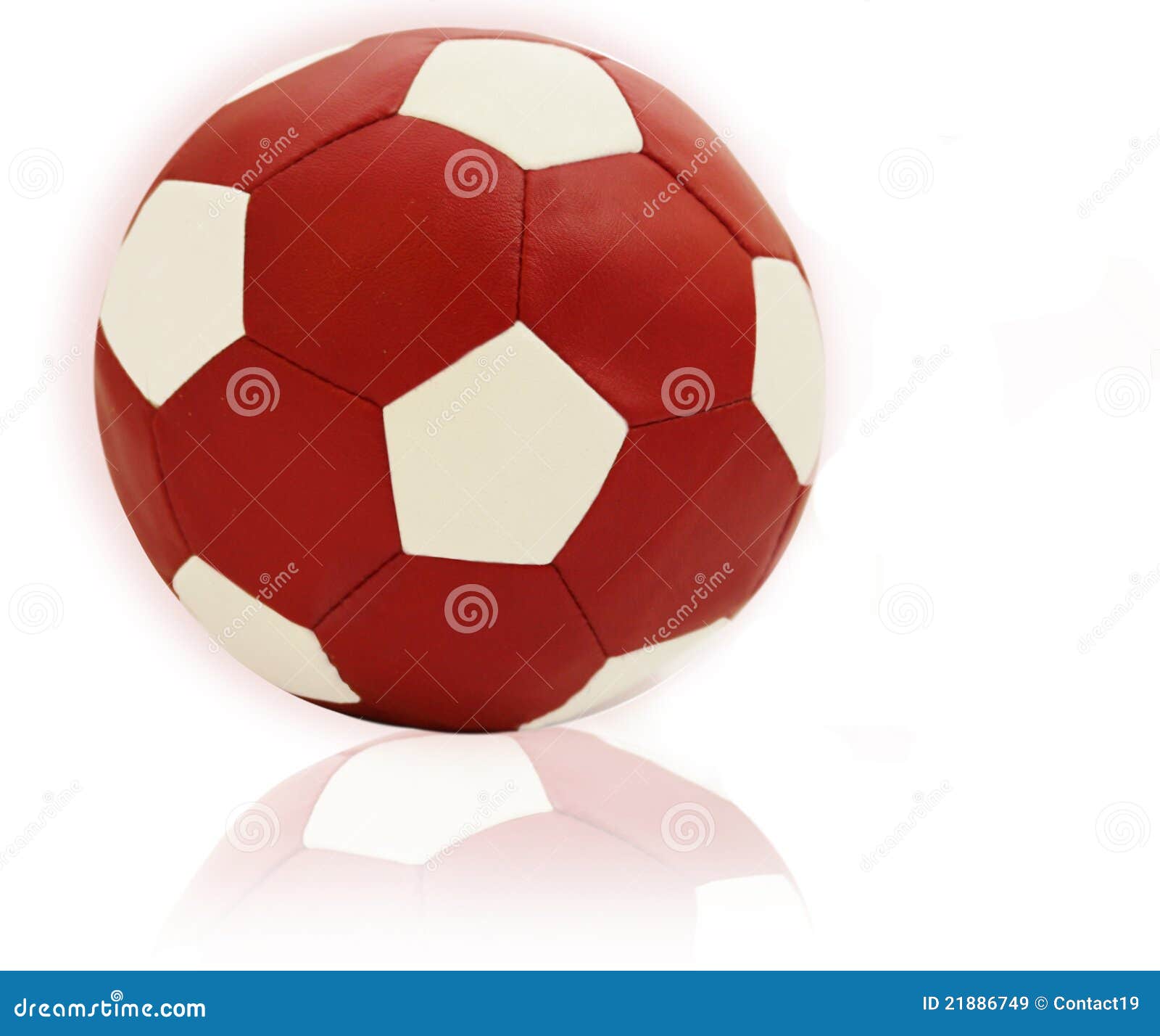 Soccer red ball stock image. Image of game, equipment - 21886749