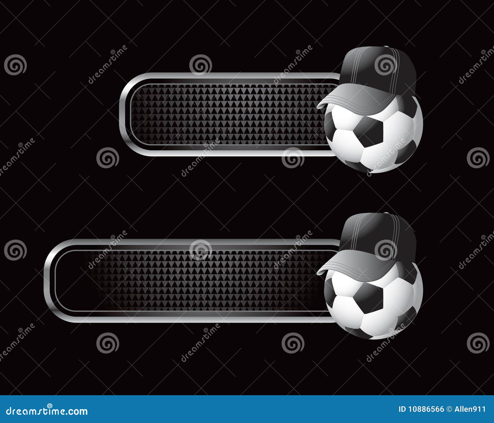 Soccer Referee Ball Banners Stock Vector - Illustration of healthy ...