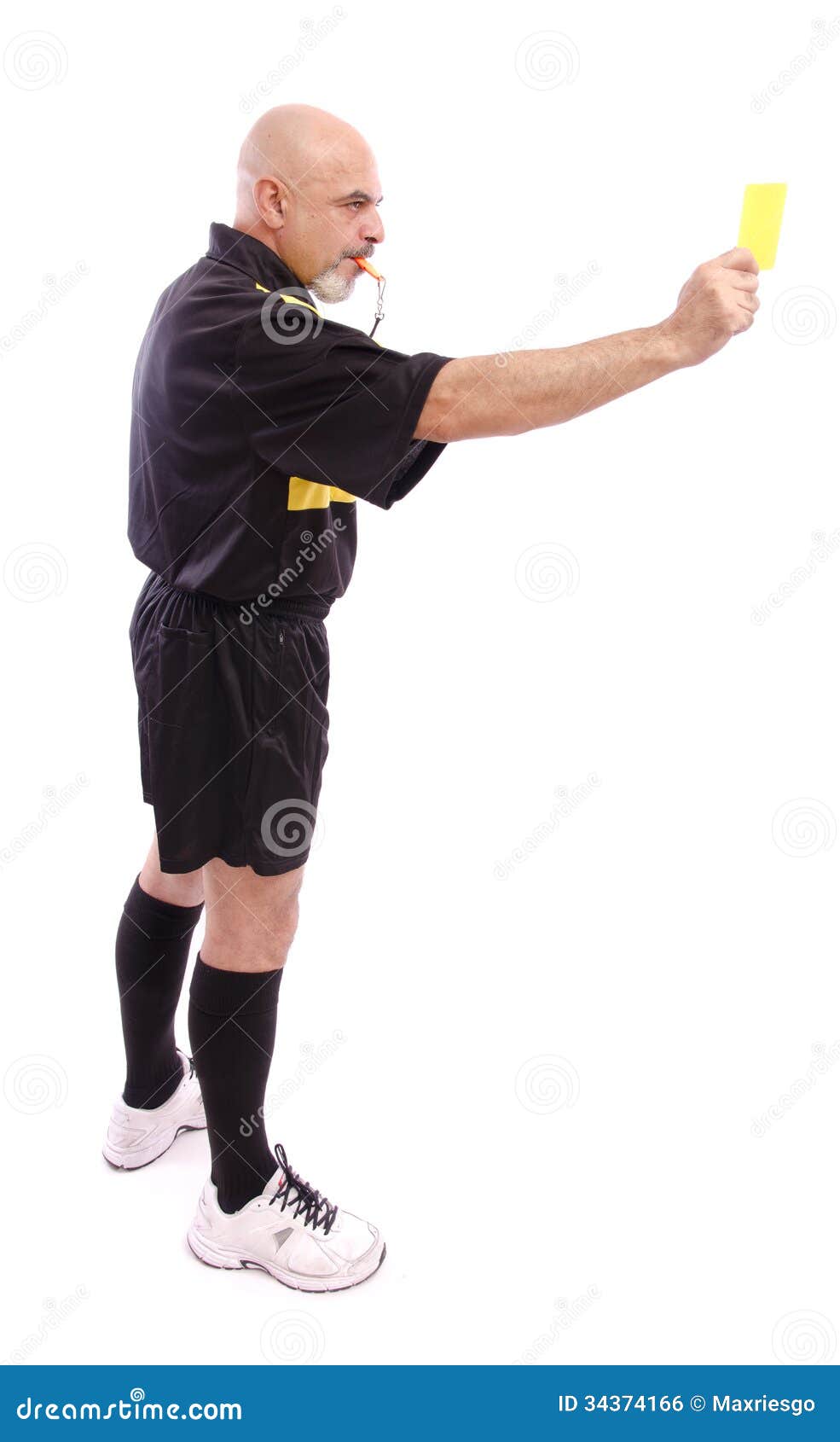 Soccer referee stock photo. Image of professional, latin - 34374166