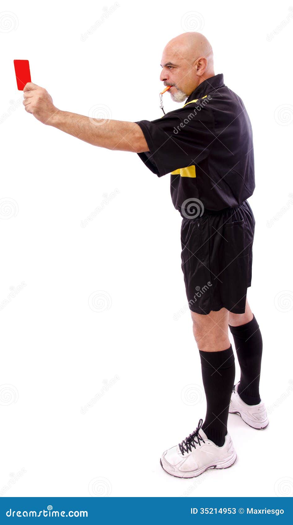 Soccer referee stock image. Image of arab, background - 35214953