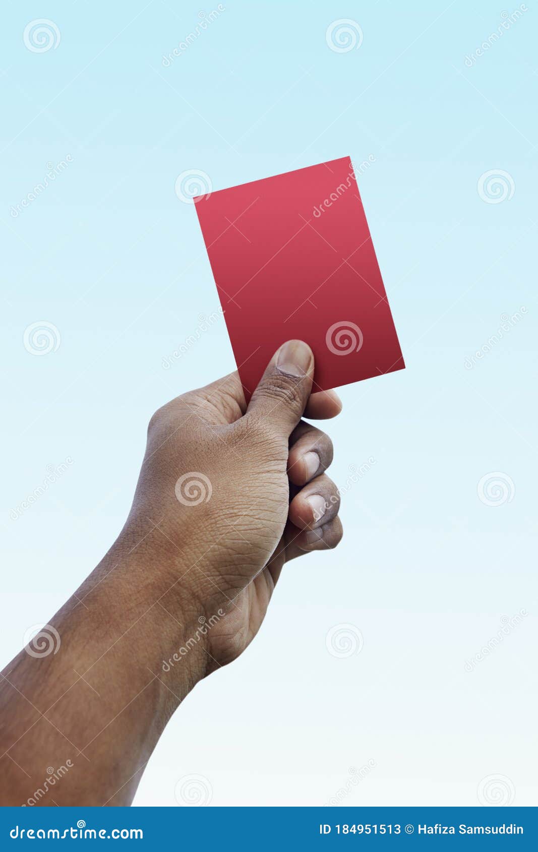 Soccer Referee Giving Red Card Stock Image - Image of object, game ...