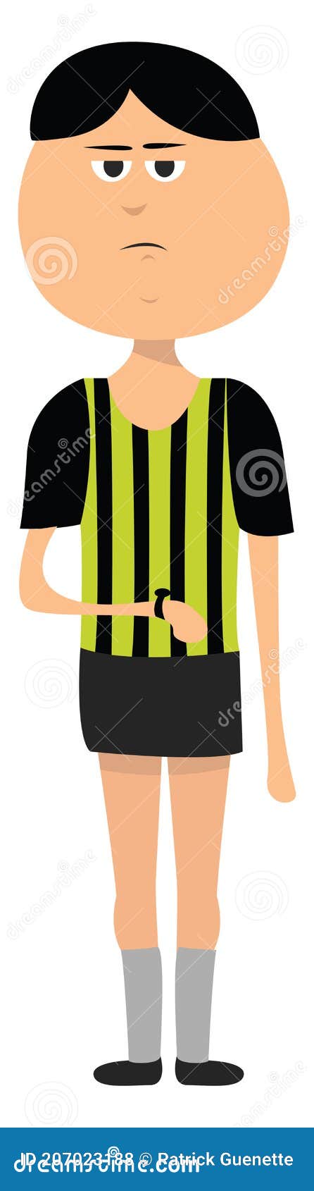 Soccer Referee, Illustration, Vector Stock Vector - Illustration of ...