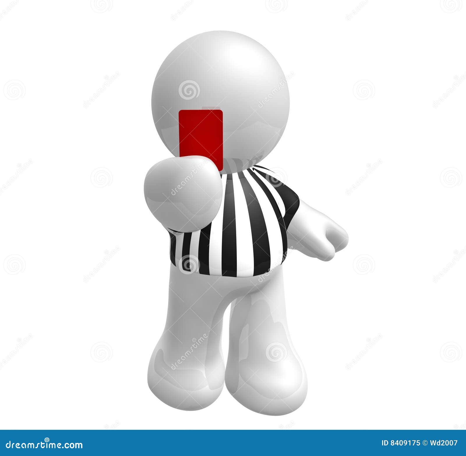 Boy In Soccer Referee Jersey Cartoon Vector | CartoonDealer.com #100237356