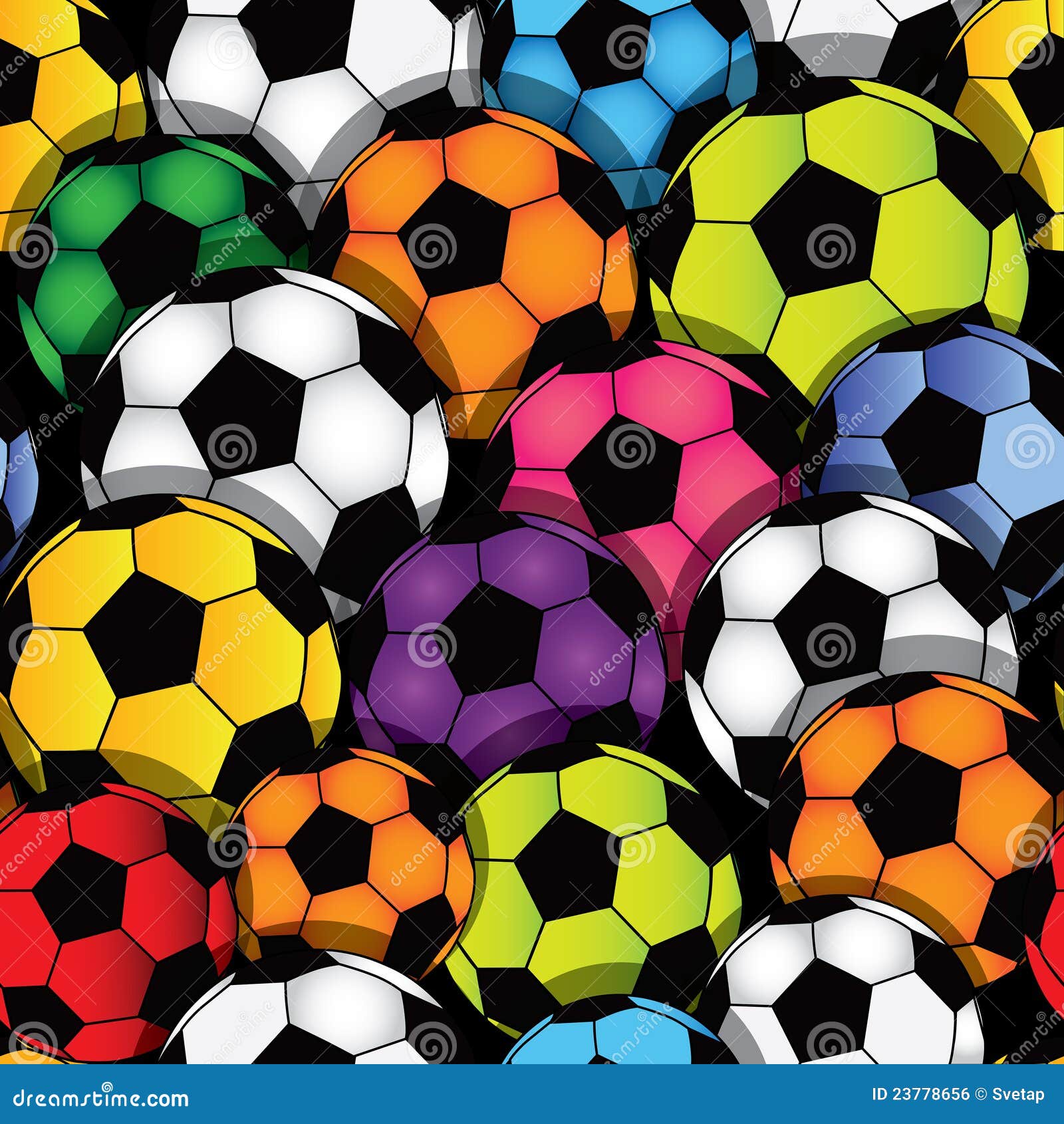Soccer seamless texture stock vector. Illustration of gradient - 23778656