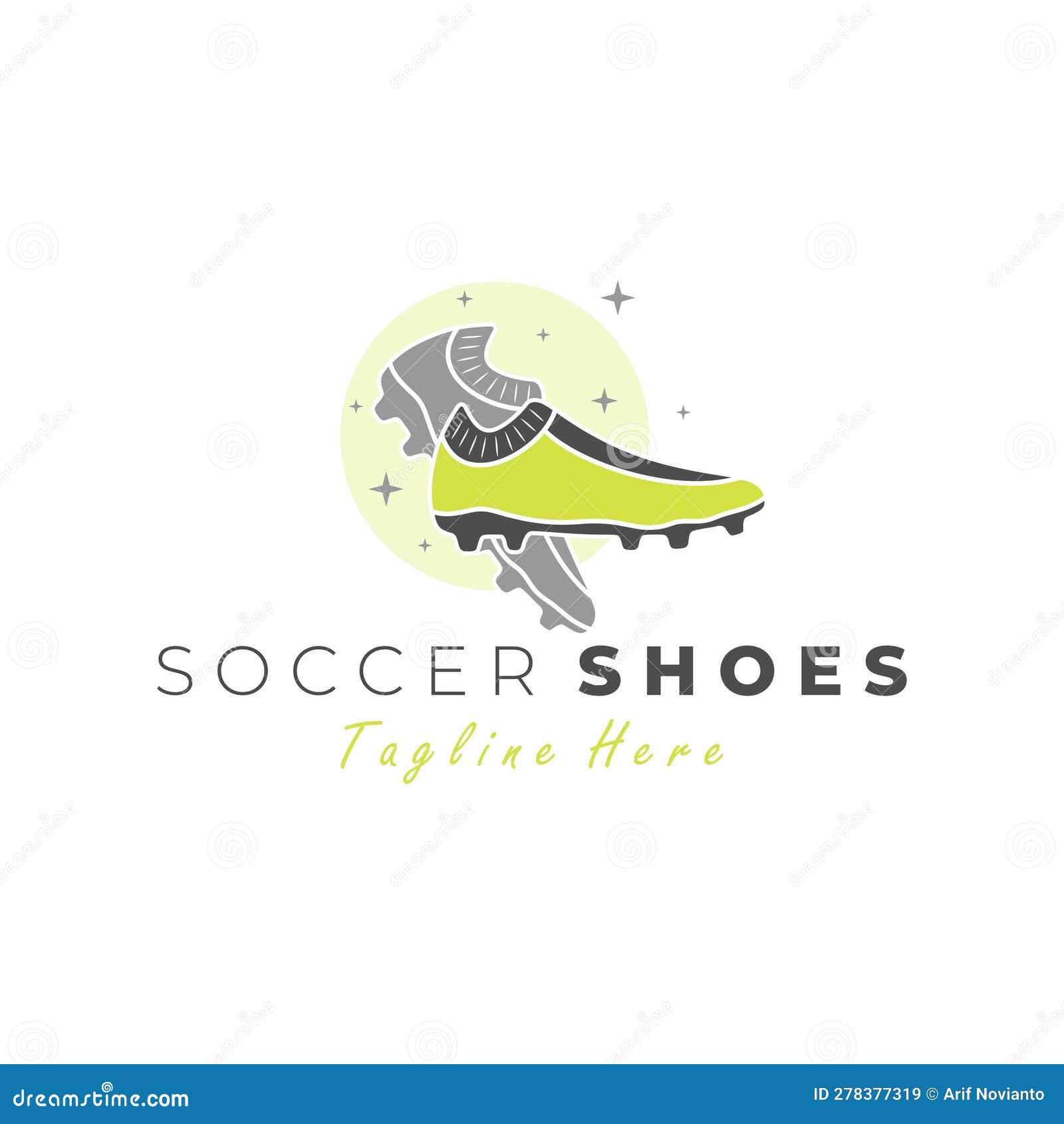 Soccer Shoes Vector Illustration Logo Stock Illustration - Illustration ...