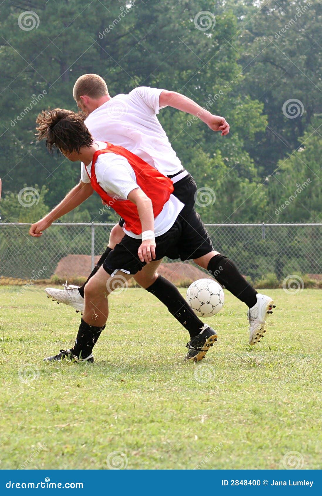 Soccer Shove stock photo. Image of boys, game, exercise - 2848400