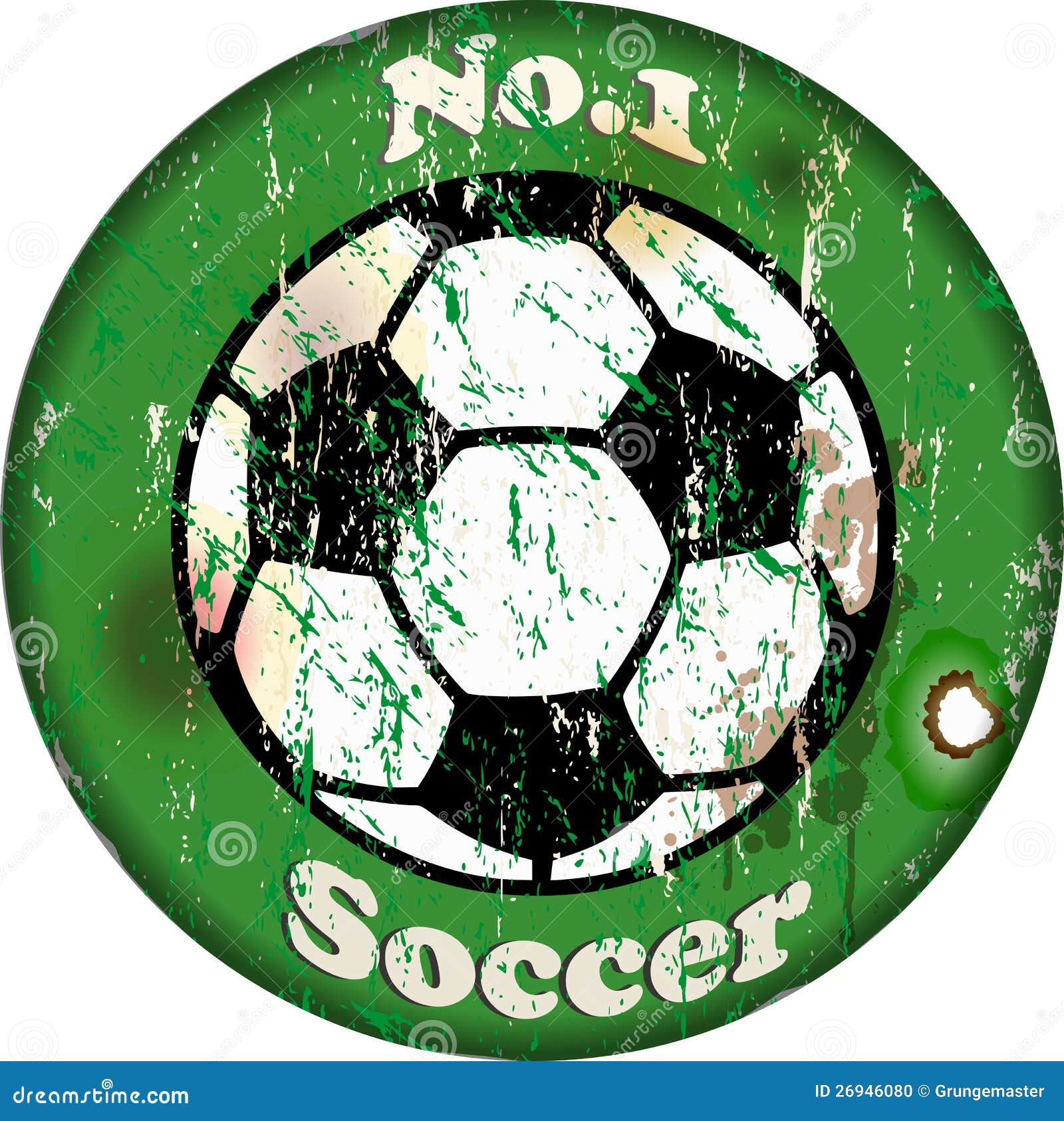 Soccer sign stock vector. Illustration of game, gate - 26946080