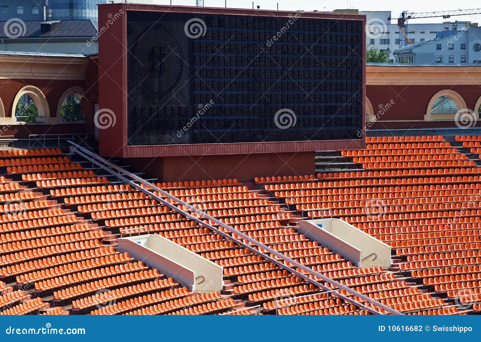 Soccer stadium stock photo. Image of bench, popular, football - 10616682