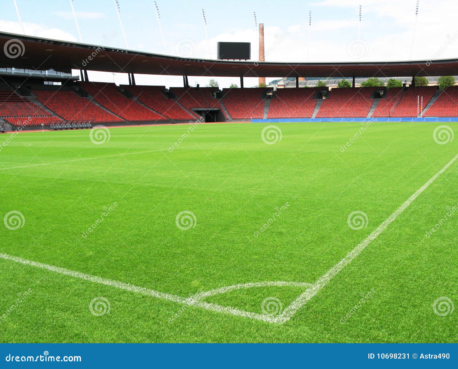 Soccer stadium stock image. Image of roof, building, stadion - 10698231