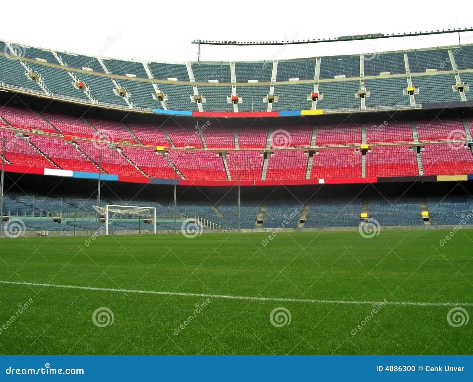 Soccer stadium stock photo. Image of game, chairs, tribunes - 4086300