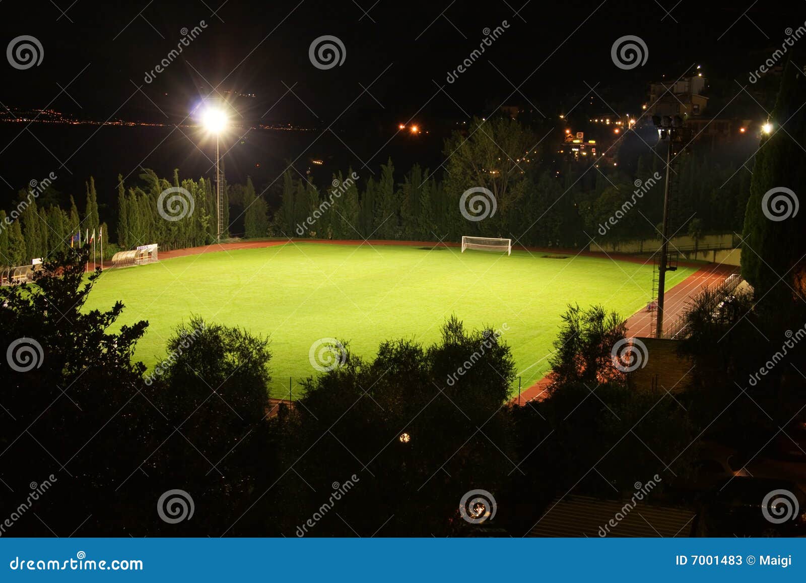 Soccer stadium stock image. Image of ground, arena, soccer - 7001483