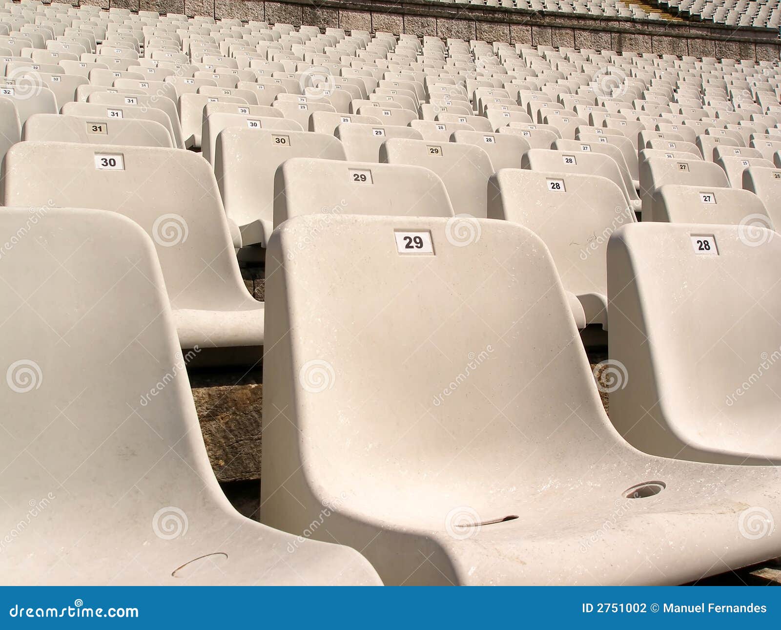 Soccer stadium chairs stock photo. Image of fifa, athletic - 2751002