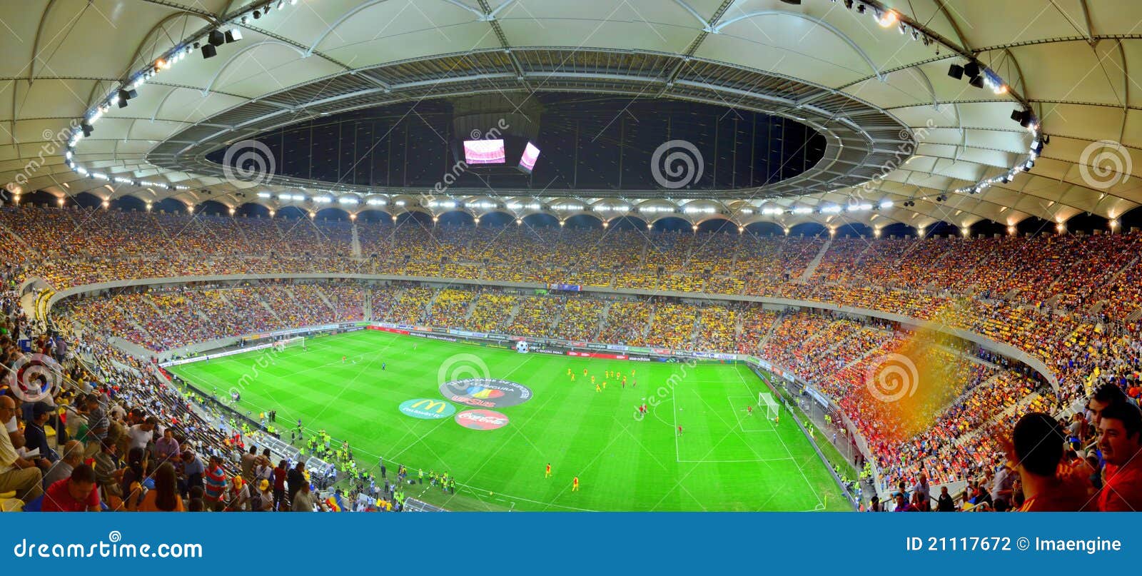 Soccer Stadium: Romanian National Arena Opening Editorial Photography ...