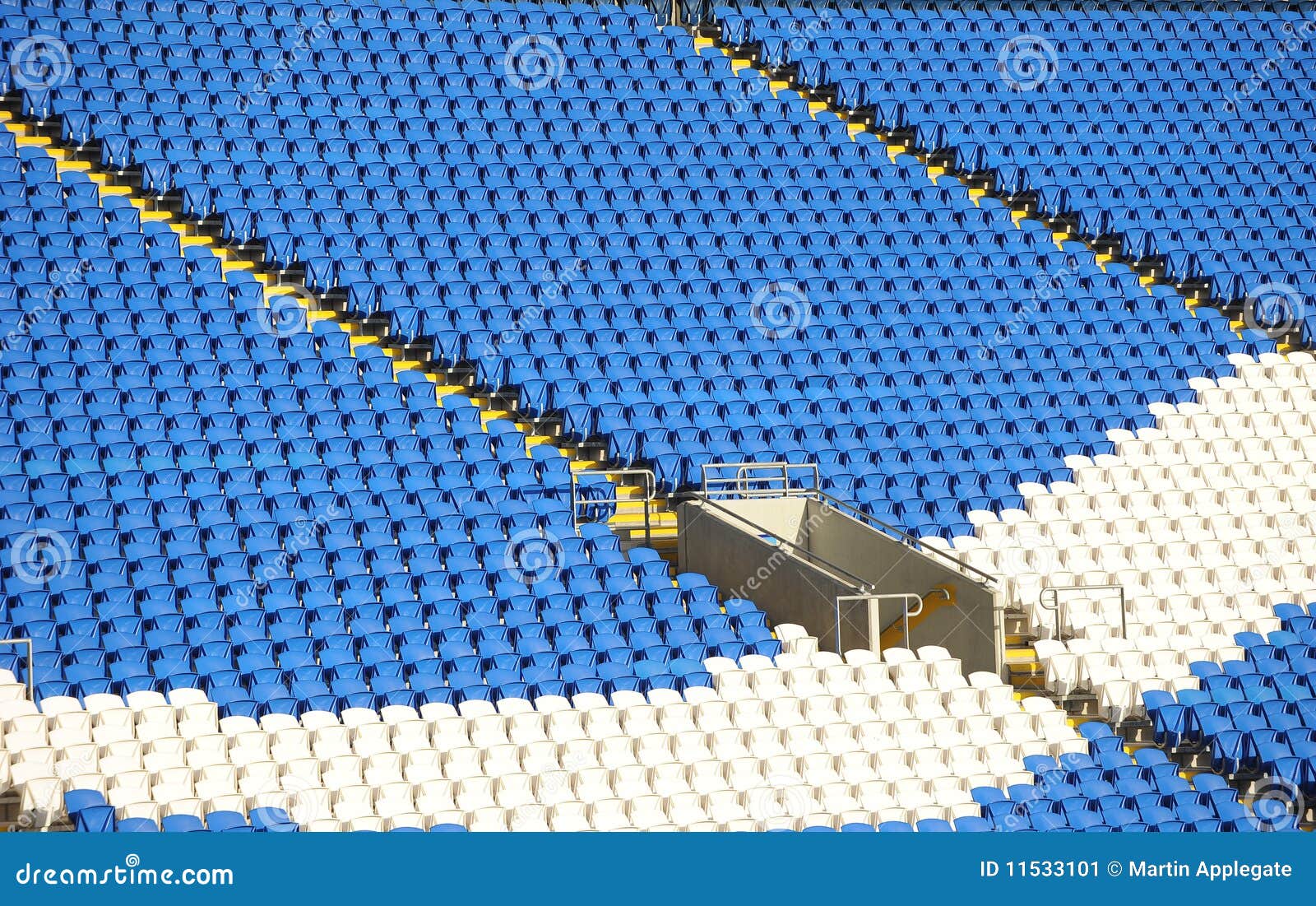 Soccer stadium seating stock image. Image of empty, tunnel - 11533101