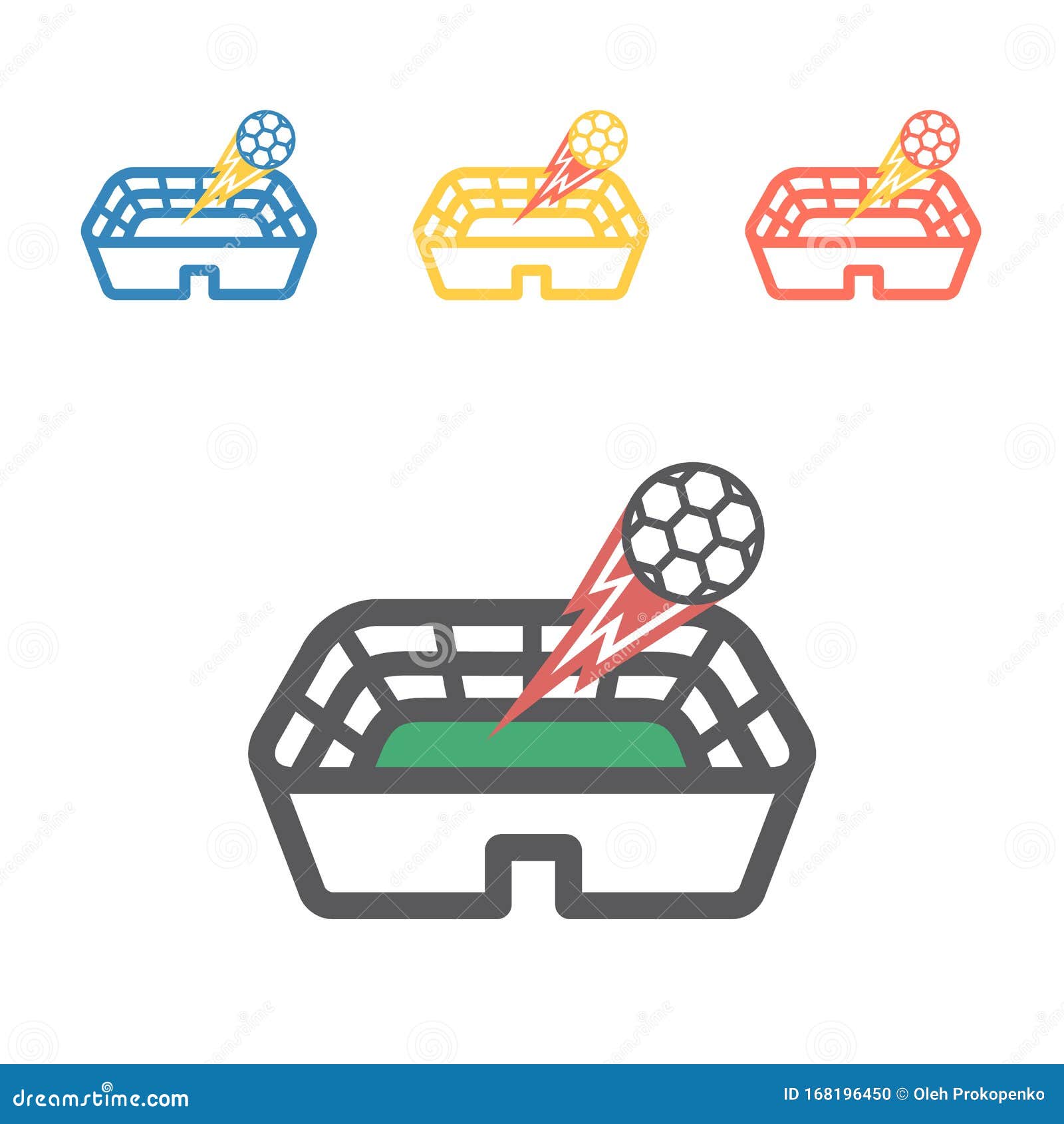 Soccer Stadium Vector Sign. Vector Signs for Web Graphics Stock Vector ...