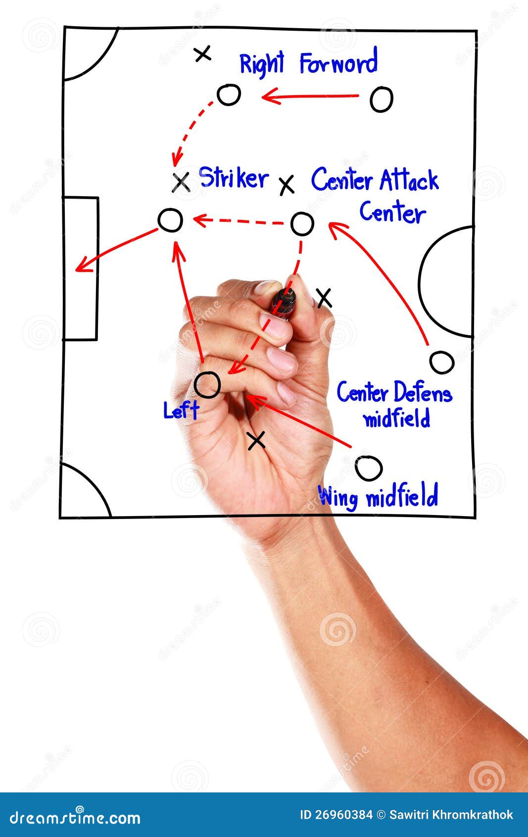 Soccer Strategy Icon White Vector Illustration | CartoonDealer.com ...